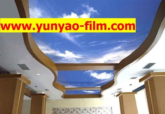 PVC stretch ceiling film ceiling decoration Matte/Satin  film