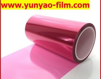best price Factory transparent pet release film roll for water glue