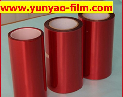 best price Factory transparent pet release film roll for water glue