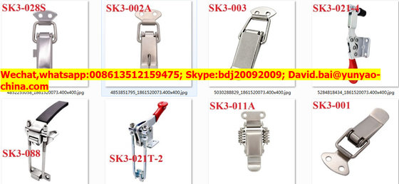Long Toggle Latch Catch Hasp/ Stainless steel flat hook toggle latch/Iron toggle latch