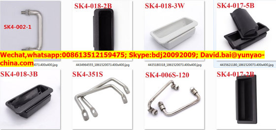 Stainless steel Pull handles in the food industry and medica