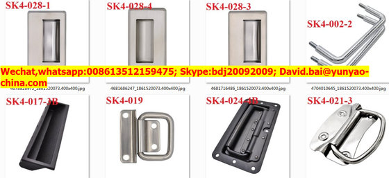 Chrome plated shining cabinet handle drawer pull