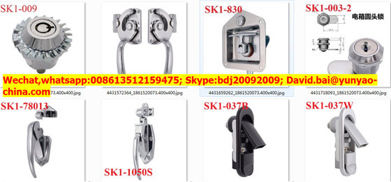Industrial electric cabinet lock,quarter turn latch made of zinc alloy