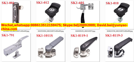 Industrial electric cabinet lock,quarter turn latch made of zinc alloy
