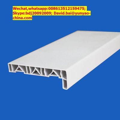 laminated decorative pvc window sill,wooden design plastic building material