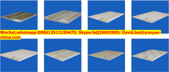 PVC ceiling panel/suspended wall panel making by professional machine