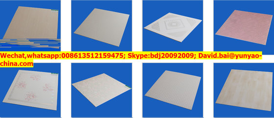 PVC ceiling panel/suspended wall panel making by professional machine