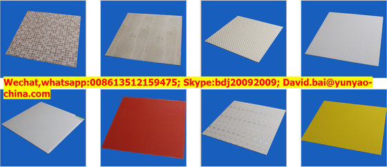 PVC ceiling panel/suspended wall panel making by professional machine