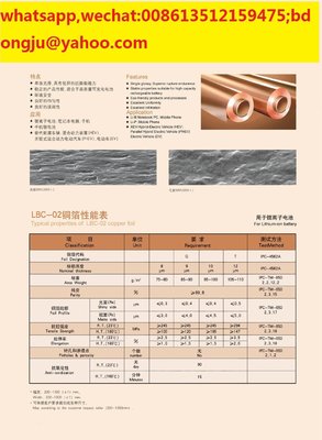 LBC-02 Copper foil from chinese factory