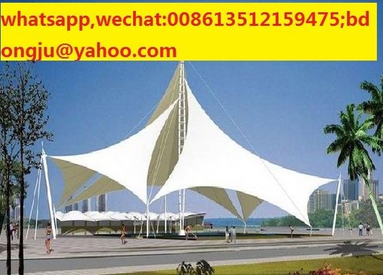 Tarp Car parking membrane structure for sunshade and awning