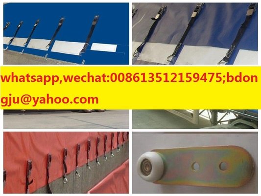 PVC coated truck cover and side curtain tarpaulin