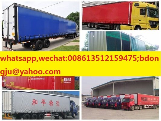 PVC coated truck cover and side curtain tarpaulin