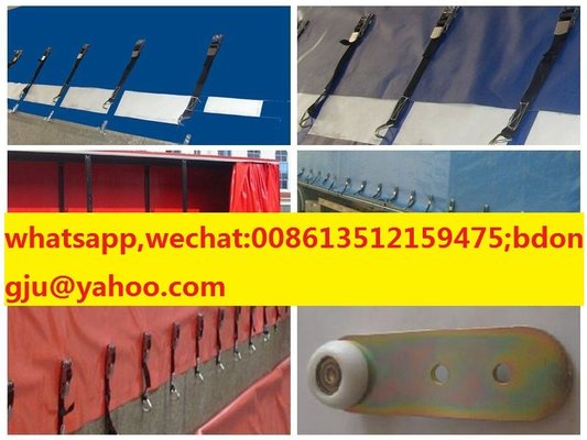 PVC coated truck cover and side curtain tarpaulin