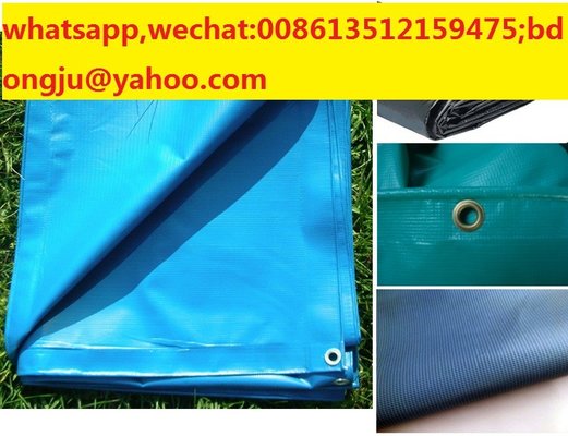 eco-friendly heavy duty PVC coated tarpaulin cover