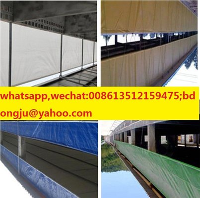 Pvc polyester knife coated woven fabric for sunshade sail