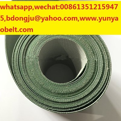 Grass PVC Conveyor Belt Green Rubber Belt PVC Grip Top Conveyor Belt
