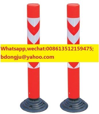 FRP warning column/ traffic plastic warning bollard
