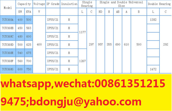 IP55 Series Special generator from chinese factory