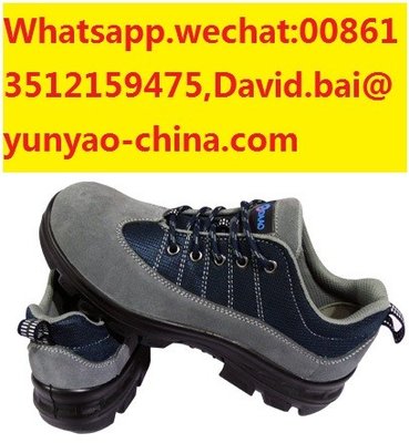 industrial construction working safety shoes with dual density PU outsole low cut