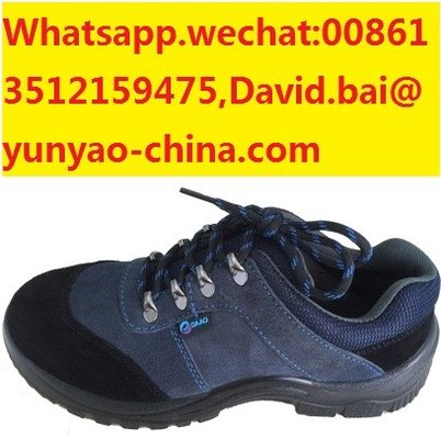 industrial construction working safety shoes with dual density PU outsole low cut