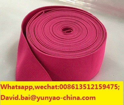 High elasticity textile crochet elastic band for belt