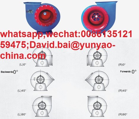 Fan air outlet angle location plan