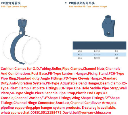 Cushion Clamps for O.D.Tubing,Roller,Pipe Clamps from chinese factory