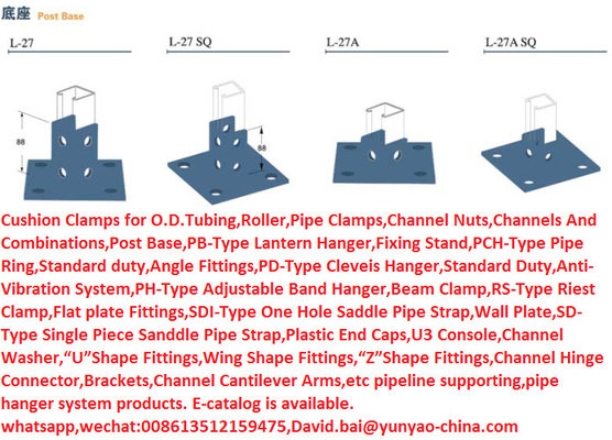 PH-Type Adjustable Band Hanger,Beam Clamp,RS-Type Riest Clamp,Flat plate Fittings,SDI-Type One Hole Saddle Pipe Strap