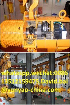 Fixed Transmission Line Stringing Tools 1 Ton Electric Chain Hoist For Lifting、5 Ton Electric Chain Block Transmission L