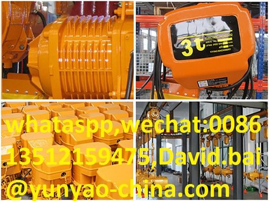 Fixed Transmission Line Stringing Tools 1 Ton Electric Chain Hoist For Lifting、5 Ton Electric Chain Block Transmission L