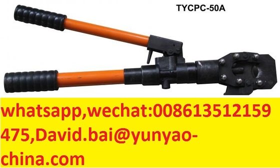Hand Operated Hydraulic Cable Cutter , Hydraulic Wire Cutter Max Cable Size 40mm