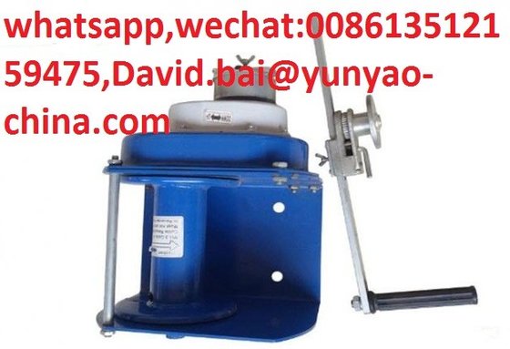 1t 2t 3t Transmission Line Stringing Tools Mini Portable Wire Rope Heavy Duty Hand Winch With Break