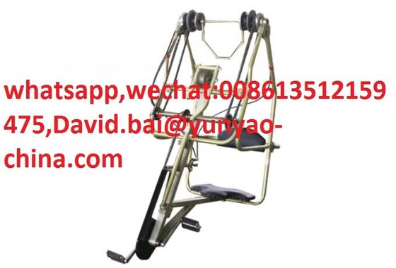 Rated load 1kn Transmission Line Stringing Tools Bicycles For 3 bundle