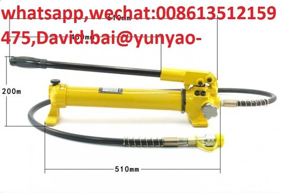 Reservoir Capacity 900cc Manual Pump Transmission Line Stringing Tools 9.2kg