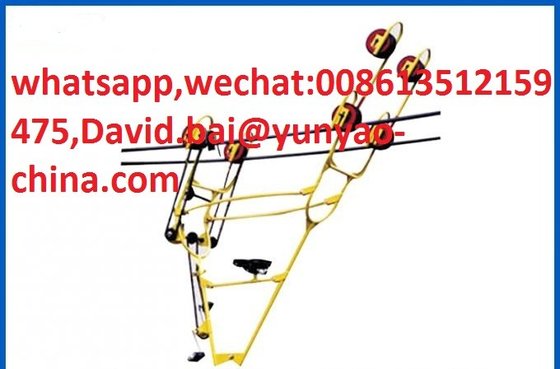 40kg Rated load 1.5kn metal Transmission Line Stringing Tools For Four Conductor Bundle