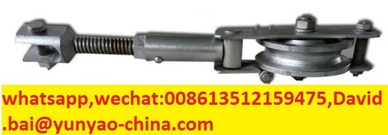 Adjustable Earth Wire Pulley Block Transmission Line Stringing Tools Accessories Rated load 10kn