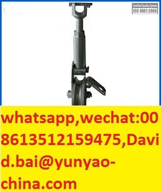 Adjustable Earth Wire Pulley Block Transmission Line Stringing Tools Accessories Rated load 10kn