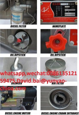 Single Cylinder Water Cool Transmission Line Stringing Tools 4 Stroke Diesel Engine 10hp