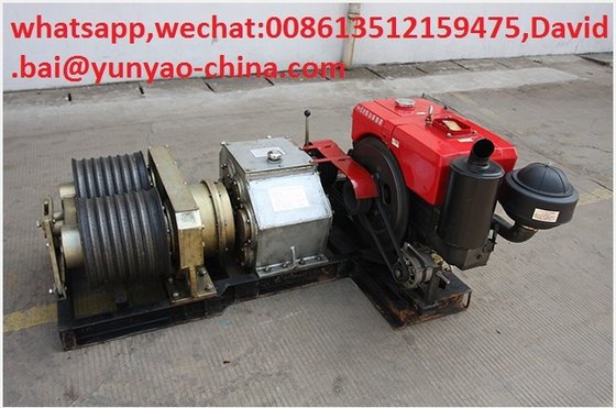 Transmission Line Stringing Tools 18kw Cableway Puller For Underground Cable Laying Equipment