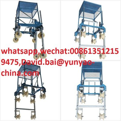 Transmission Line Stringing Tools Four Conductor Bundle Line Cart Overhead Lines Bicycles