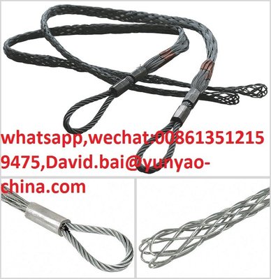 Power Line Construction Accessories Temporary Mesh Sock Joints Cable Sleeve Connector