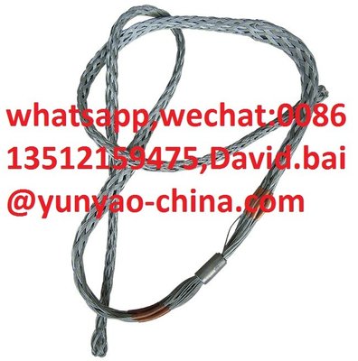 Power Line Construction Tools Double Head Type Mesh Sock Joints Cable Sleeve Connector