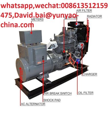 380v 40kw 50kva Diesel Driven Generator , Industrial Power Generators