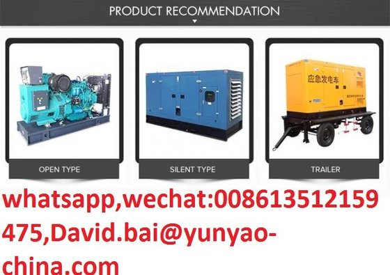230V 440v 50kva Silent Continuous Use High Efficiency Diesel Generator For Community