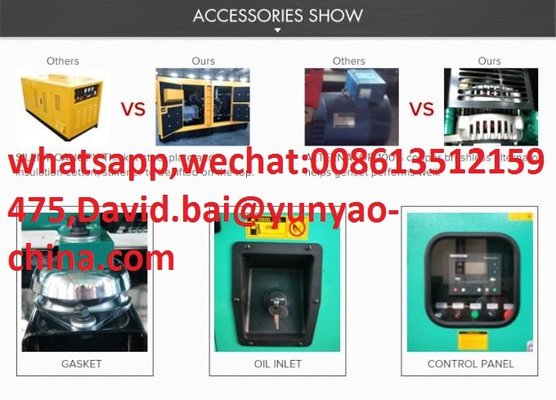 230V 440v 50kva Silent Continuous Use High Efficiency Diesel Generator For Community