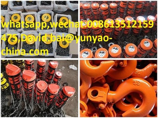 Durable Transmission Line Stringing Tools 2T Hand Chain Hoist Easy To Carry