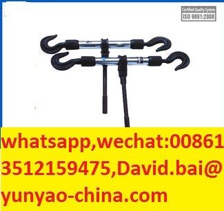 Rated 50kn Transmission Line Stringing Tools Accessories Double Hook Turnbuckle