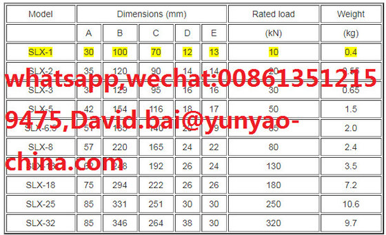 Rated Load 10kN Swivel Joints Transmission Line Stringing Accessories Tools