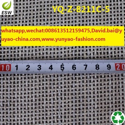 New design stripe pattern PP woven Raffia fabric for bags shoes from chinese factory