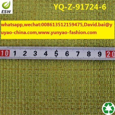 New design stripe pattern PP woven Raffia fabric for bags shoes from chinese factory